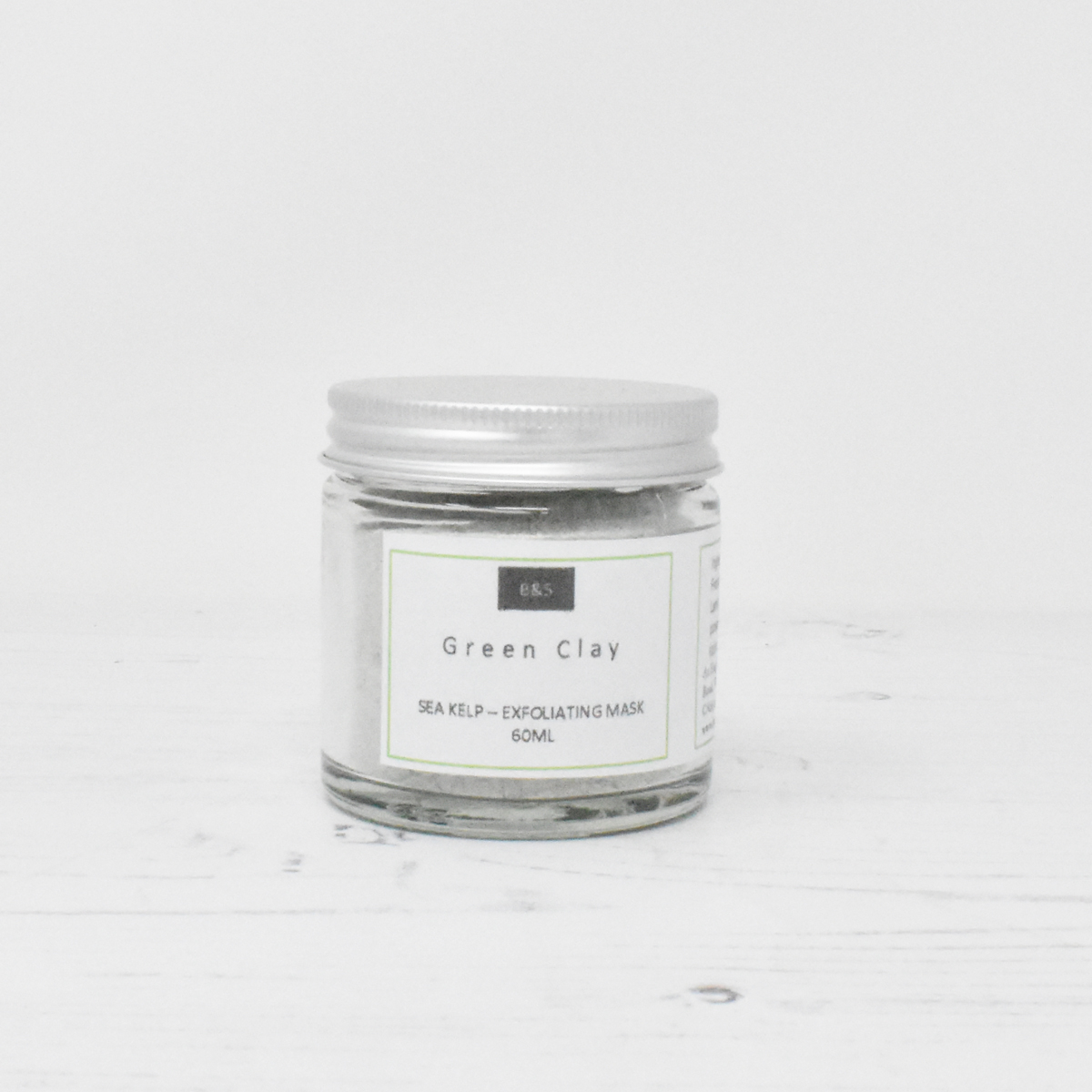 Green Clay & Spirulina Facial Mask - Bain and Savon - Vegan, Cruelty ...